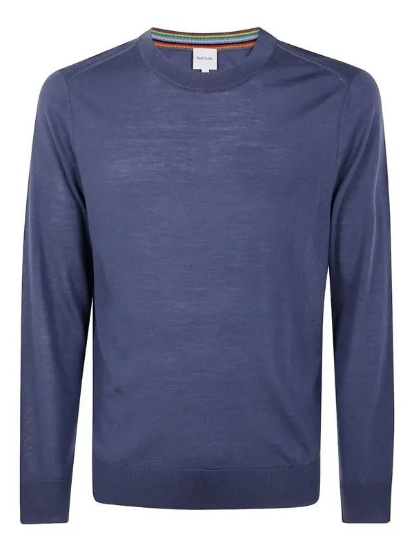 Paul Smith Wool Crewneck Sweater - Sky Blue