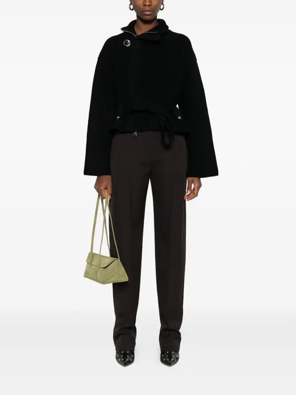 Alexander McQueen Wool Trousers - Brown