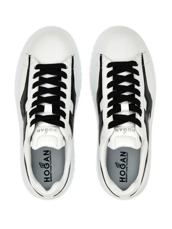 Hogan H-stripes Leather Sneakers