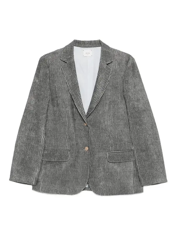 ALYSI Single-breasted Jacket - Grey