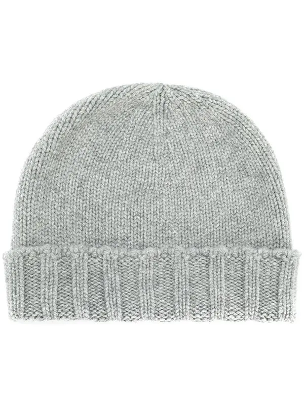DRUMOHR Thin Wool Beanie - Grey
