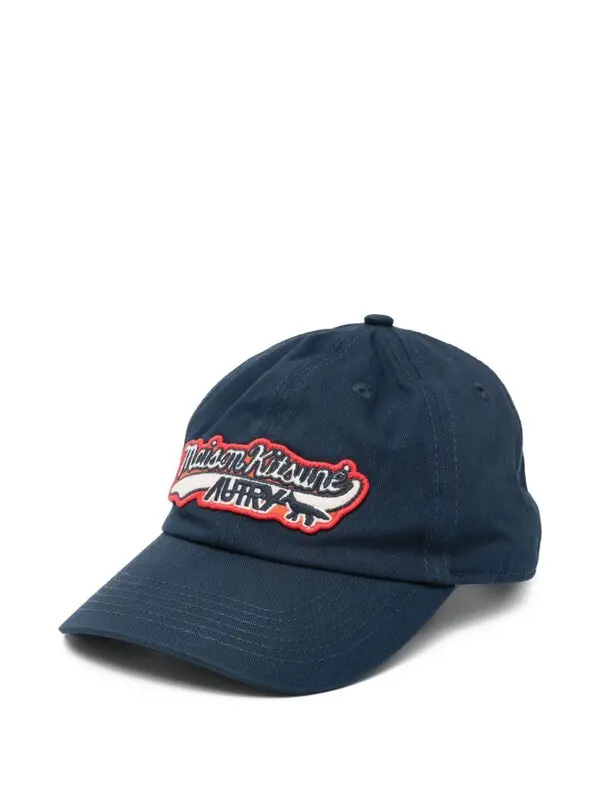 AUTRY X MAISON KITSUNE Logo Baseball Cap - Blue