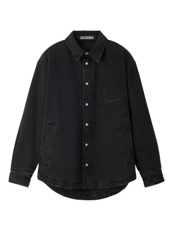 Jacquemus La Chemise Boulanger Shirt - Black
