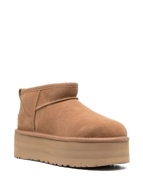 UGG Classic Ultra Mini Platform Boots - Beige