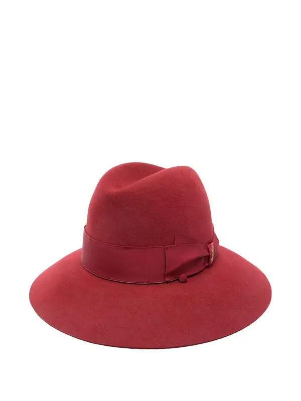 Borsalino Claudette Wool Hat - Red