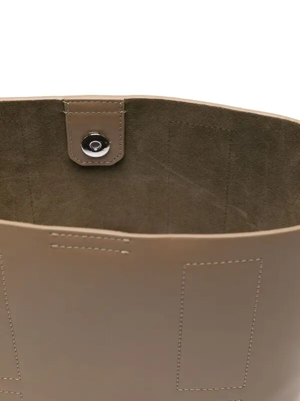 Hogan Hocket Small Leather Hobo Bag - Brown