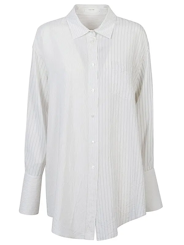 THE ROW Silk Blend Button-down Shirt