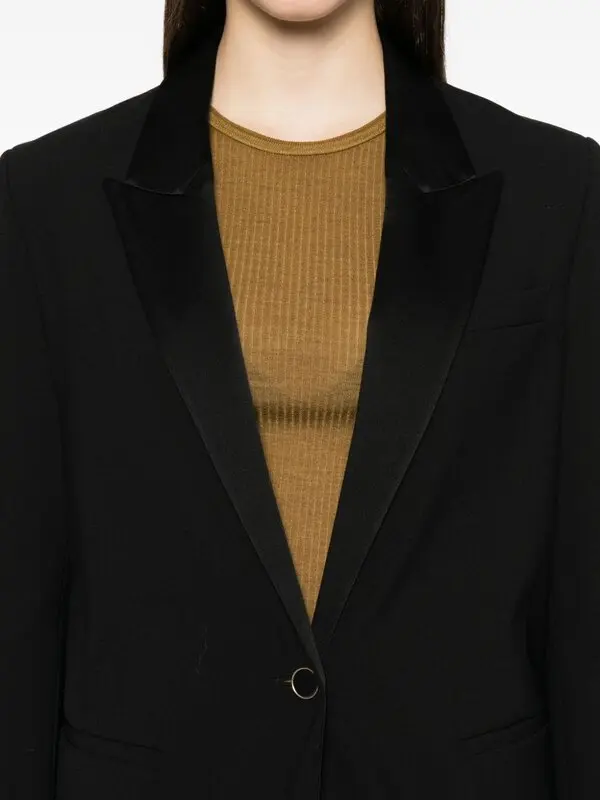FORTE_FORTE Wool Blend Single-breasted Jacket