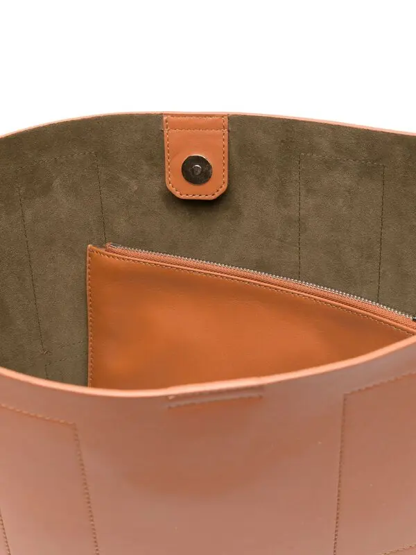 Hogan Hocket Medium Leather Hobo Bag - Brown