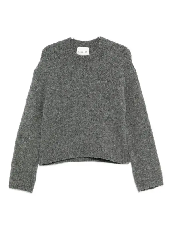 Closed Wool Crewneck Jumper - Grey