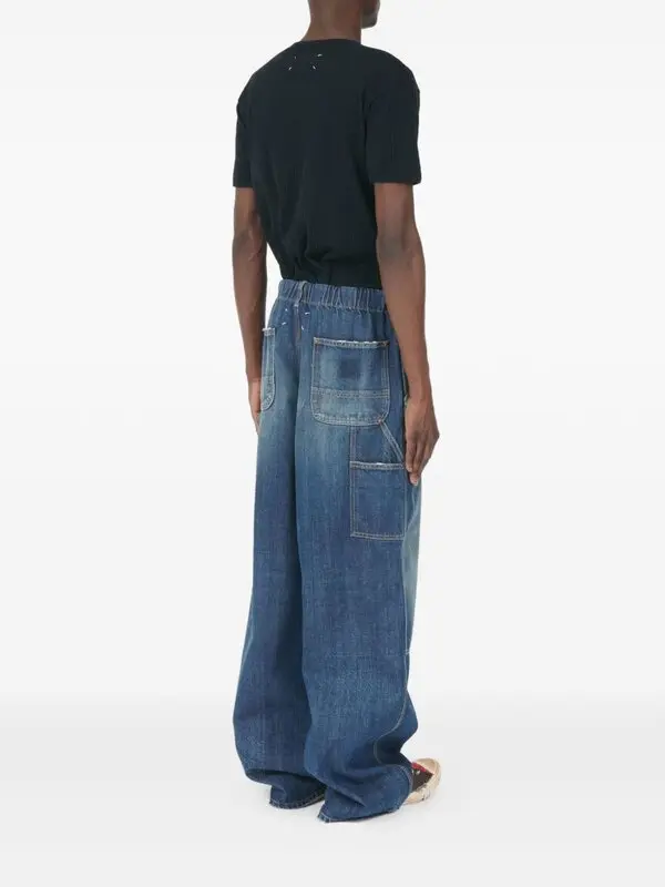 MAISON MARGIELA Wide-leg Denim Jeans - Blue