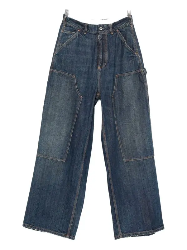 MAISON MARGIELA Denim Cotton Jeans - Blue