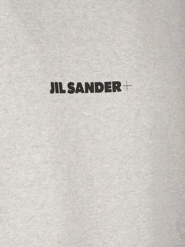 JIL SANDER Cotton Sweatshirt - Grey