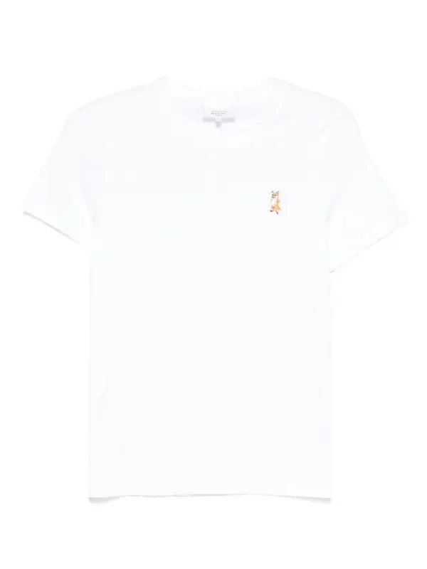 Maison Kitsuné Lady Fox Cotton T-shirt - White