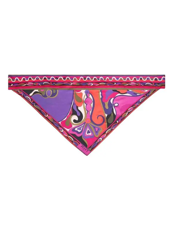 Emilio Pucci Printed Silk Foulard - Multi