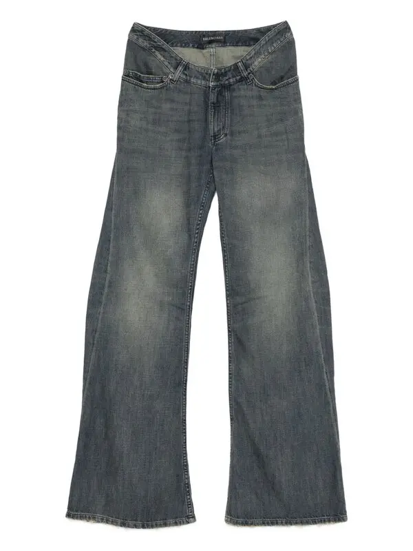 Balenciaga Denim Cotton Jeans - Grey