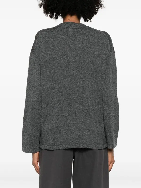 Max Mara Cashmere Wool Crew Neck Sweater
