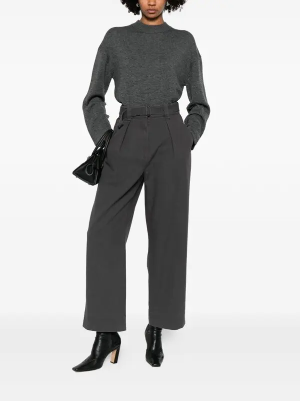 Max Mara Cashmere Wool Crew Neck Sweater
