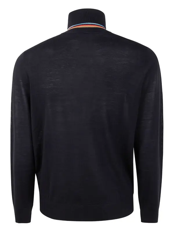 Paul Smith Wool Turtleneck Sweater - Black