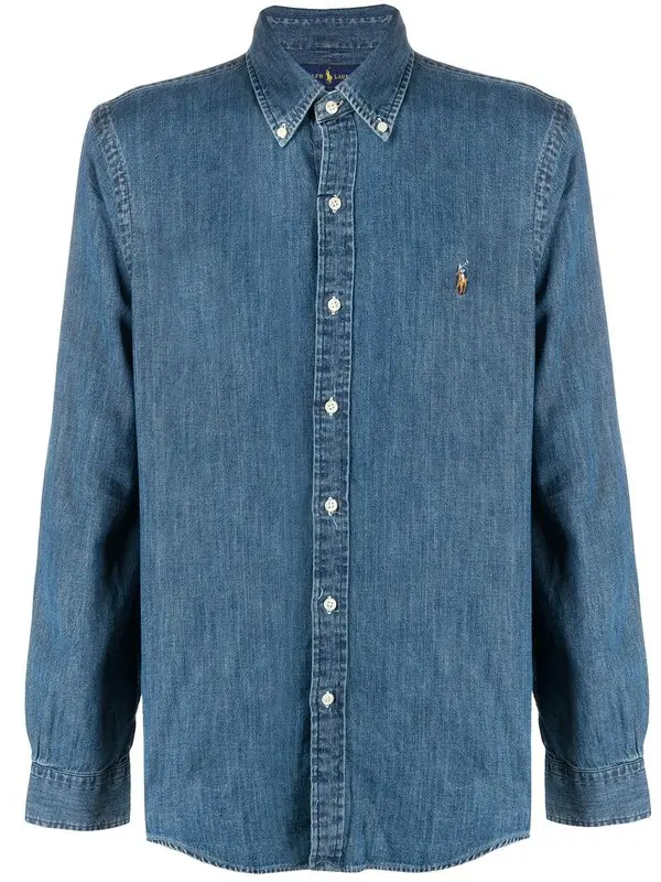 Polo Ralph Lauren Shirt With Logo - Blue