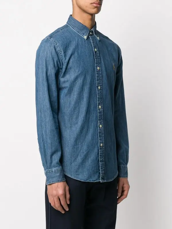 Polo Ralph Lauren Shirt With Logo - Blue
