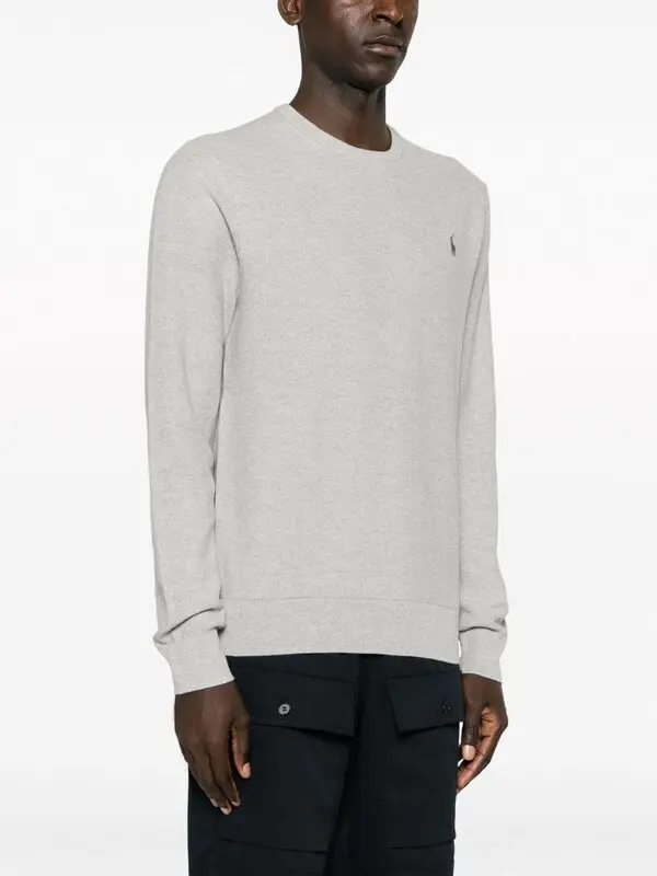 Polo Ralph Lauren Sweater With Logo - Grey
