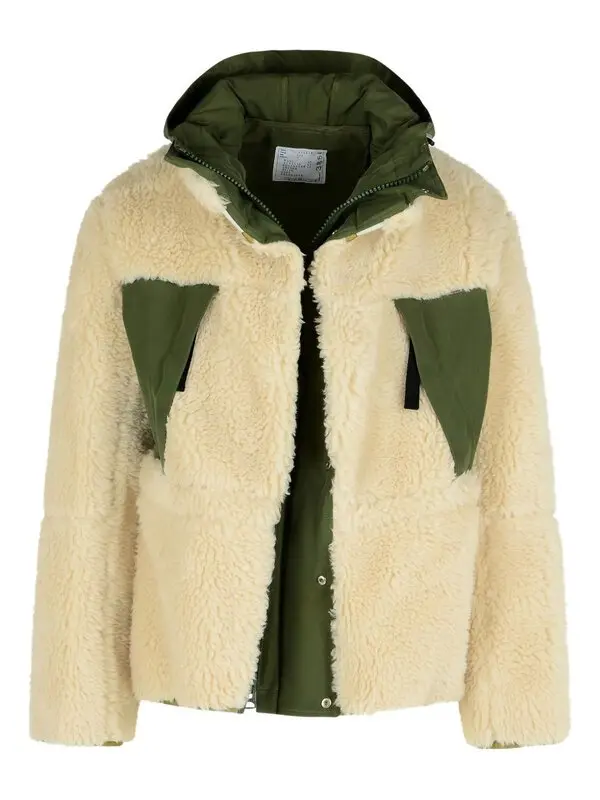 Sacai Wool Jacket - Beige