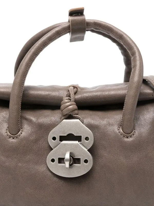 ZANELLATO Dotta Centauro Small Handbag - Grey