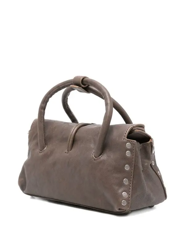 ZANELLATO Dotta Centauro Small Handbag - Grey