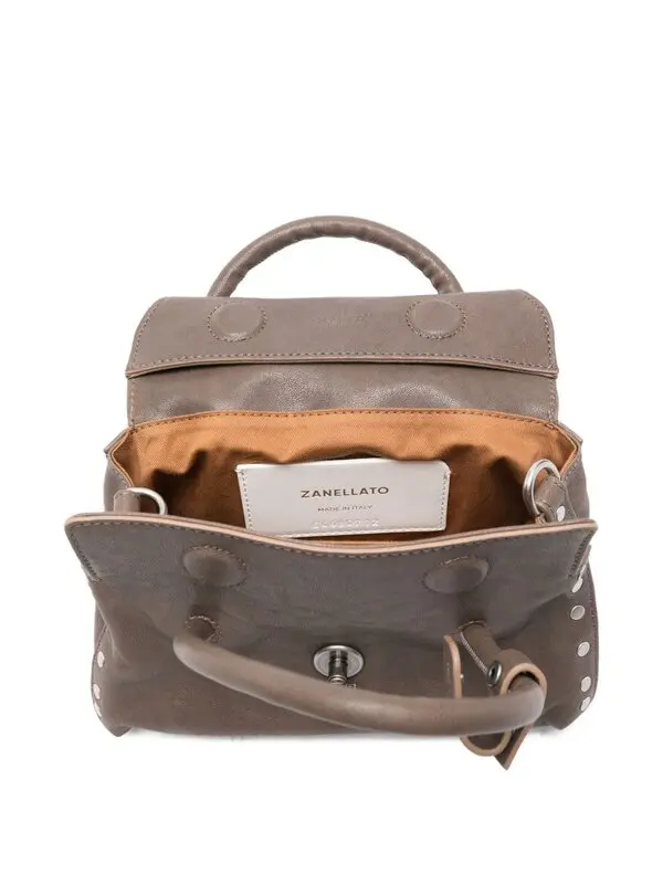 ZANELLATO Dotta Centauro Small Handbag - Grey