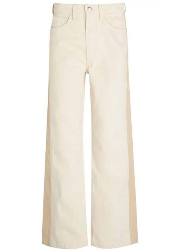 Rag & Bone Logan Panelled Wide-leg Jeans