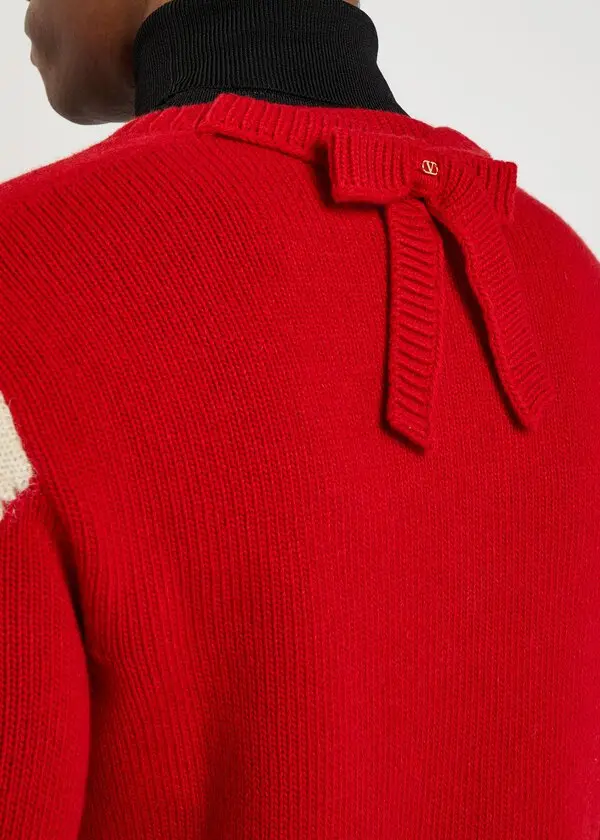 Valentino Garavani Intarsia Wool Jumper