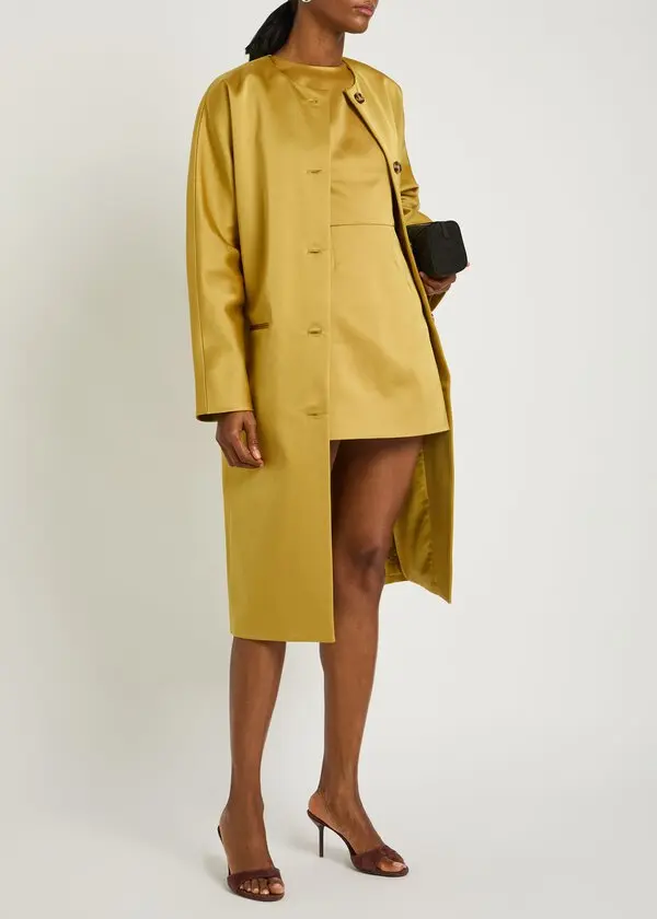 Staud Liz Satin Coat