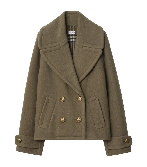 Burberry Wool Double-breasted Pea Coat
