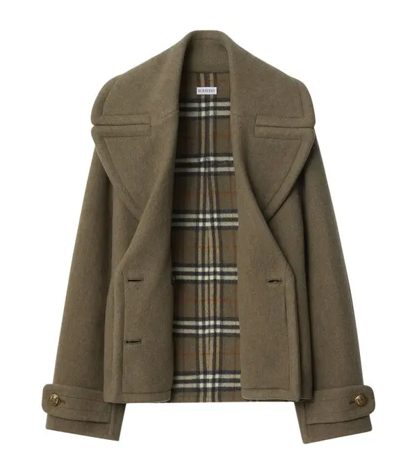 Burberry Wool Double-breasted Pea Coat