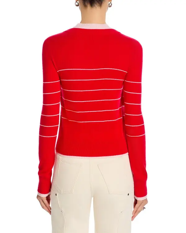 Derek Lam 10 Crosby Vernon Double Layer Wool Cashmere Sweater
