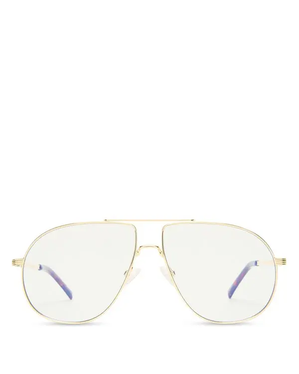 Le Specs Schmaltzy Aviator Blue Light Glasses