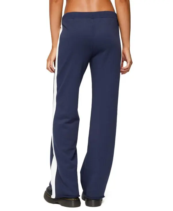 EDIKTED Contrast Striped Sweatpants