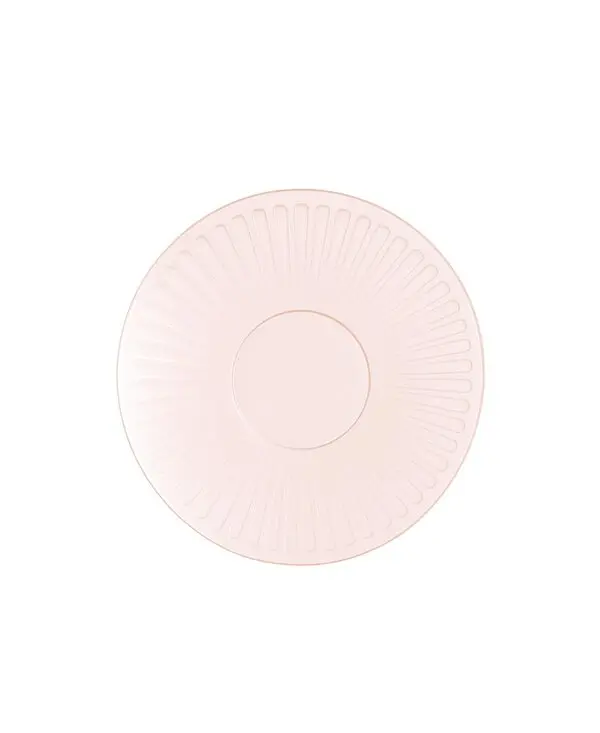 THE COLLECTIVE HOME Pressed Pink Glass Small Plates Set Of 6