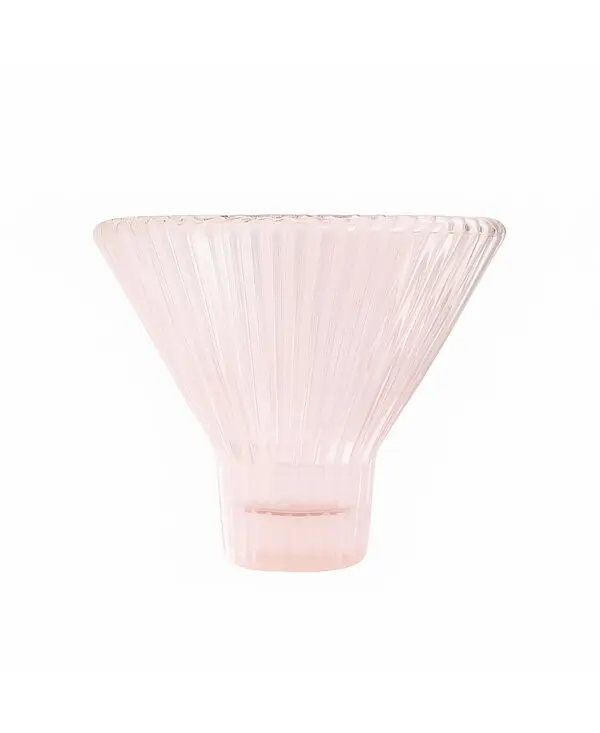 THE COLLECTIVE HOME Pressed Pink Martini Glasses, Set Of 4