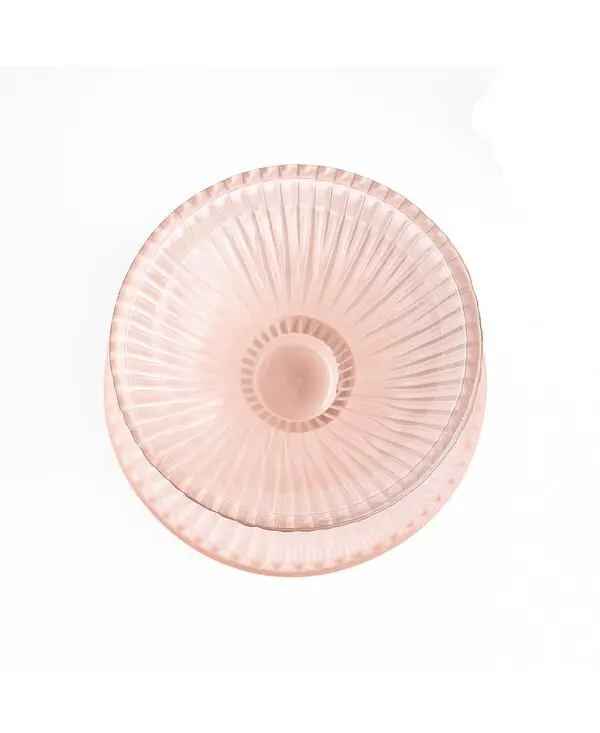 THE COLLECTIVE HOME Pressed Pink Martini Glasses, Set Of 4