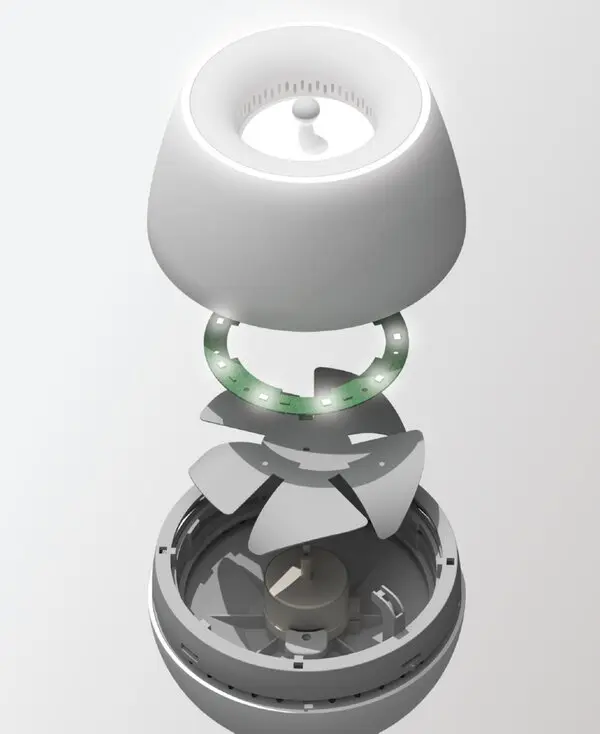 SHARPER IMAGE Sound Soother Noise Machine With Led Glow