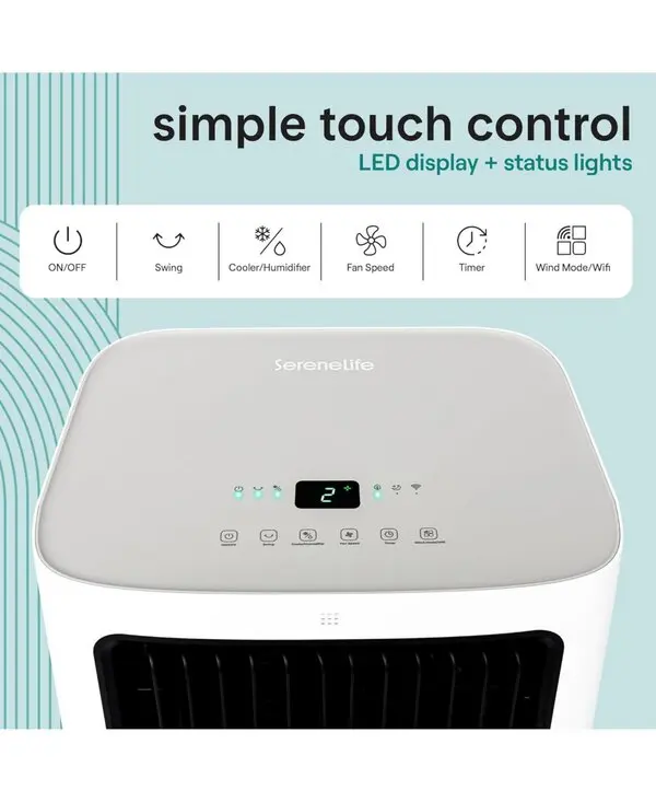 SERENELIFE Portable Swamp Cooler Air Conditioner