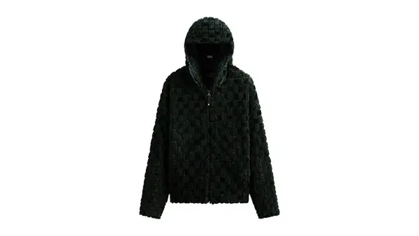 Kith Faux Fur Cropped Hoodie Bomber