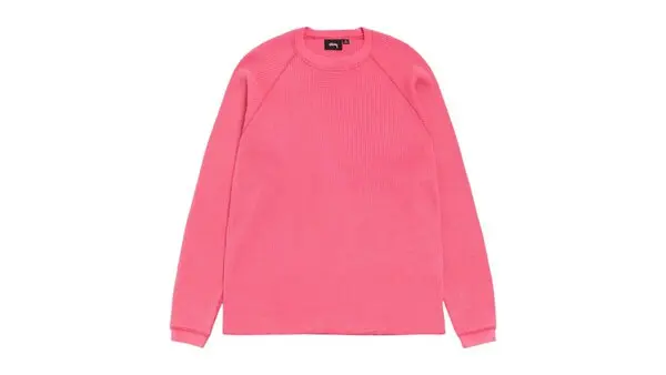 StÜssy Mantra Raglan Thermal - Pink