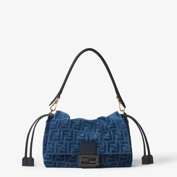 Fendi Mamma Baguette Medium - Blue
