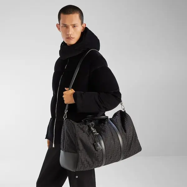 Fendi Ff Nylon Large Travel Bag