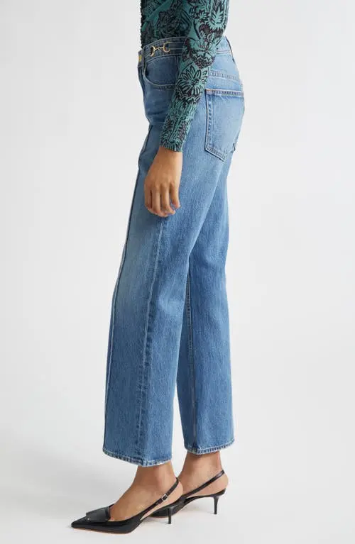 Ulla Johnson Agatha Mid-rise Straight-leg Jeans - Danube