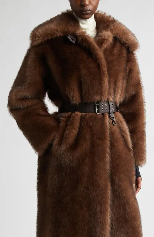 Moncler Arly Belted Long Coat