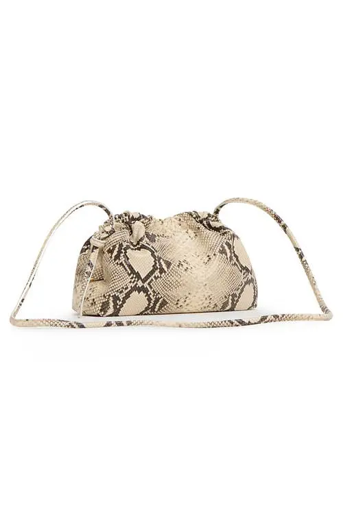 MANSUR GAVRIEL Mini Cloud Snakeskin Embossed Clutch
